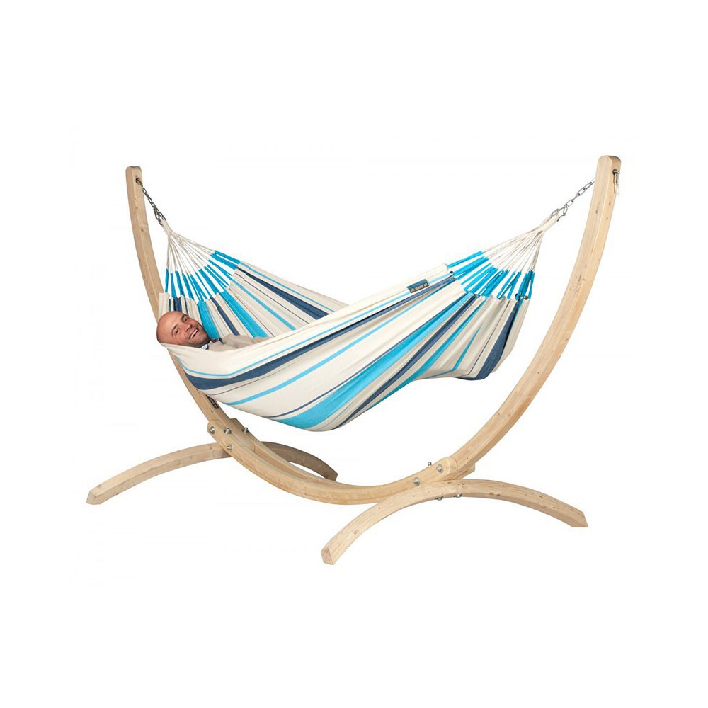 Support pour hamac simple en bois-En vente sur Pouf-Design