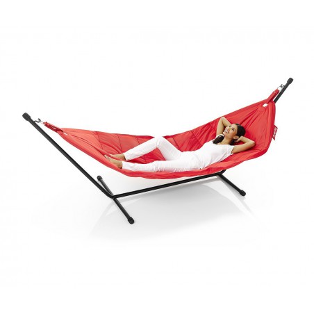 Hamac headdemock rouge tout confort de FATBOY – En vente sur Pouf-Design