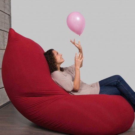 Pouf géant rouge - Baloo Terapy