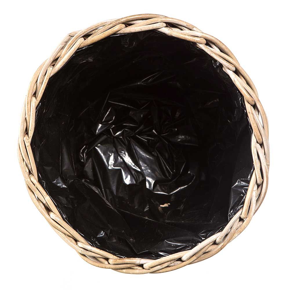 Grand panier en rotin tressé