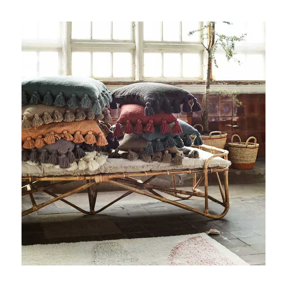 Matelas futon à frange