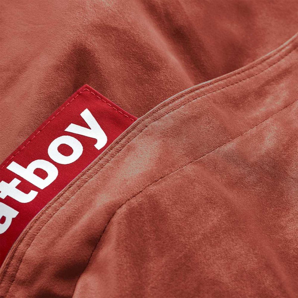 Pouf Original Slim Velvet intérieur Fatboy - Rhubarbe | Pouf Design