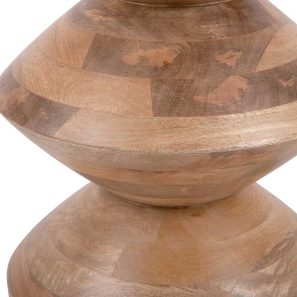 Table totem en bois clair de Leitmotiv